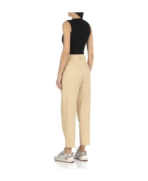 Brunello Cucinelli Chain-trimmed V-neck Sleeveless Top