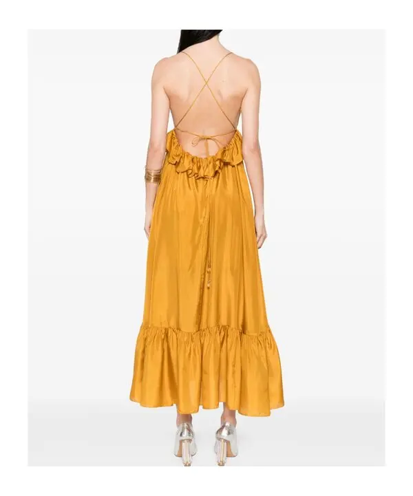 Zimmermann Rhiannon Maxi Dress - Gold