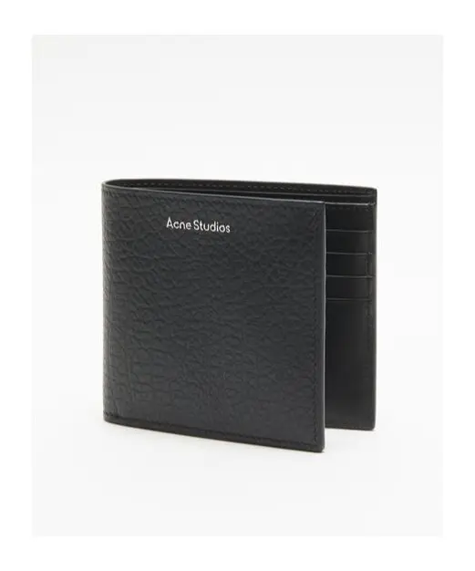 Acne Studios Logo Printed Folded Wallet
