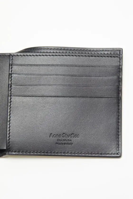 Acne Studios Logo Printed Folded Wallet