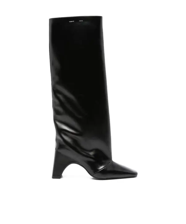 Coperni Square Toe High Heel Boots - Blk