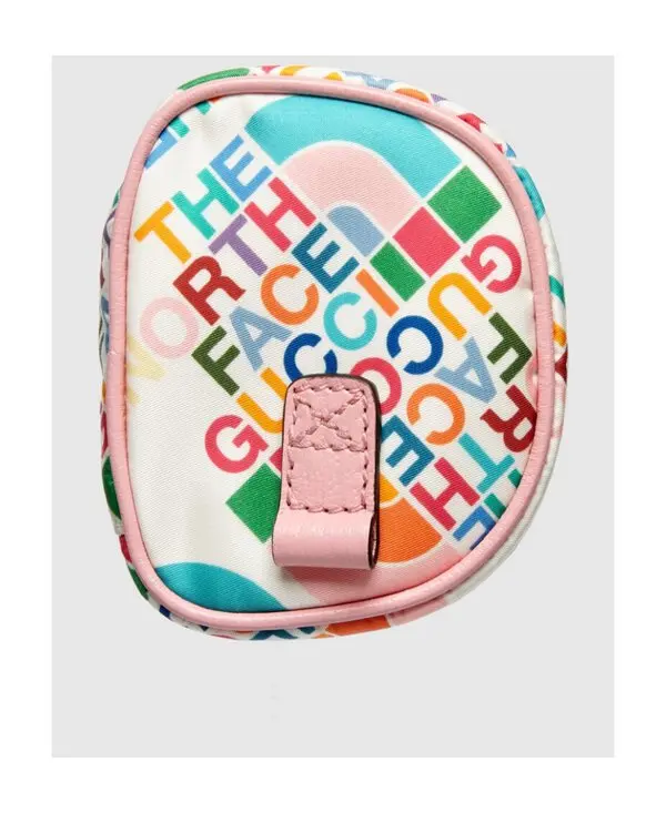 Gucci X The North Face Logo Shoulder Bag - White