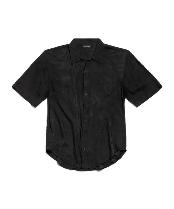 Balenciaga Collared Short-sleeve Shirt