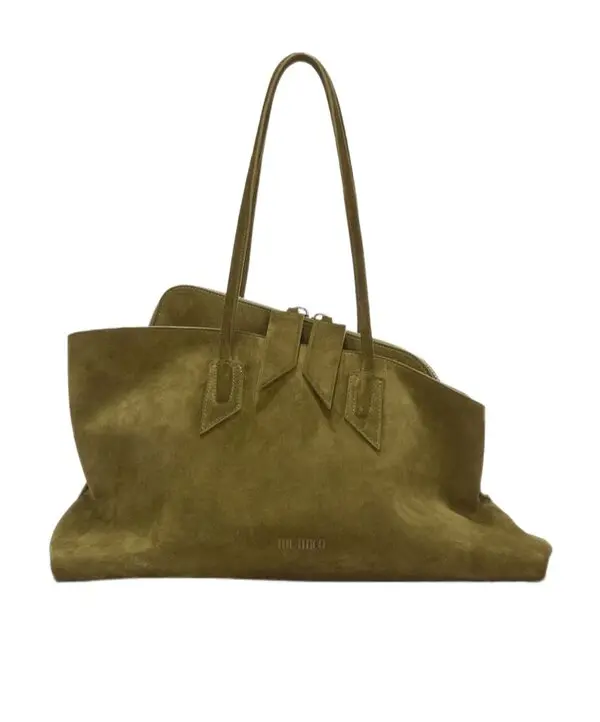 Attico The La Passeggiata Tote Bag - Khaki