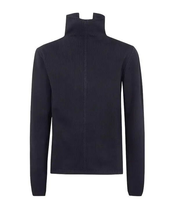 Rick Owens High-neck Cut-out Sweater - Black