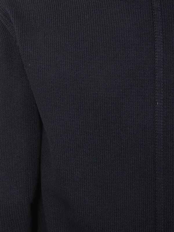 Rick Owens High-neck Cut-out Sweater - Black