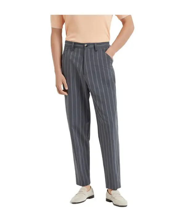 Brunello Cucinelli Tailored Striped Trousers