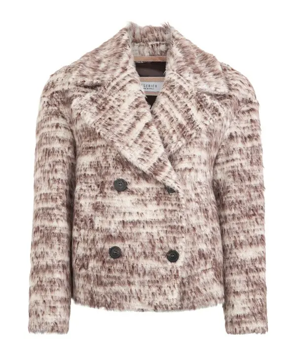 Peserico Textured Double-breasted Blazer