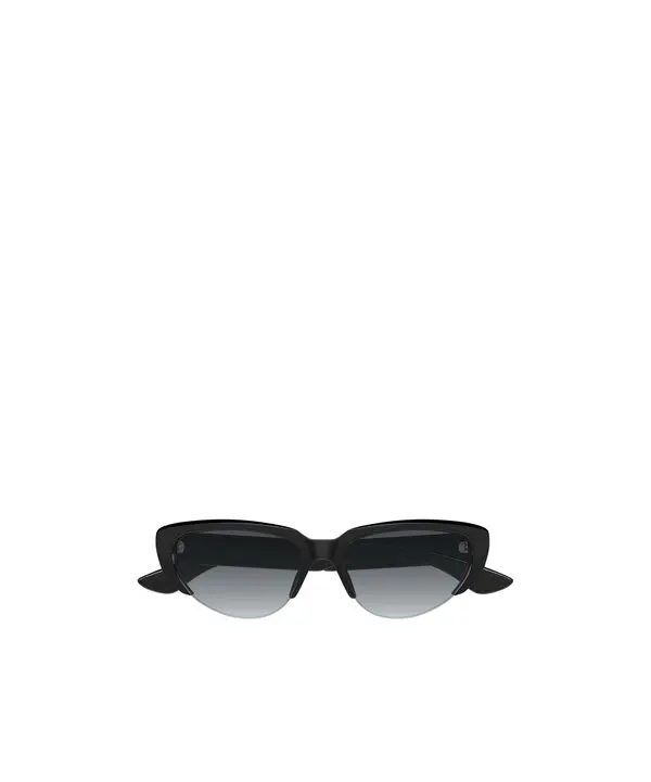 Alexander McQueen Cat Eye Frame Sunglasses - Black