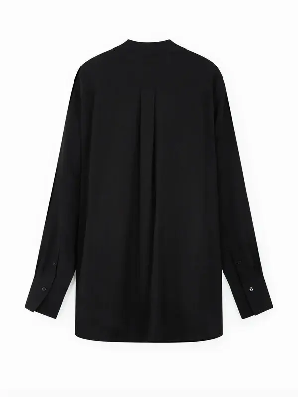 TOTEME Tie Detail Long Sleeve Shirt