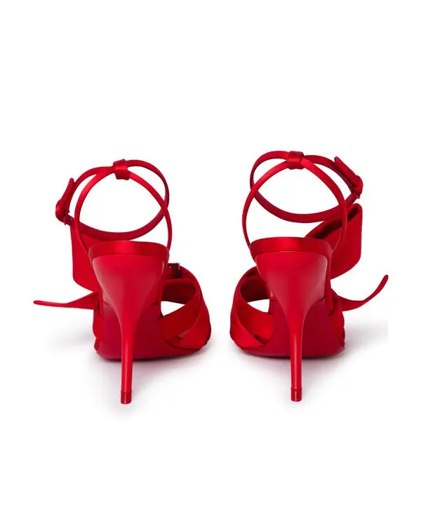 FERRAGAMO Open-toe High-heeled Sandals With Adjustable Ankle Straps