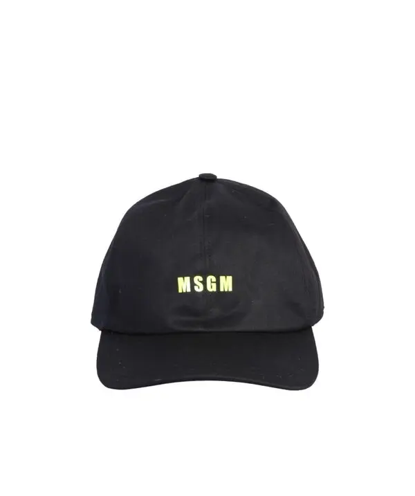 MSGM Logo Baseball Cap - Black
