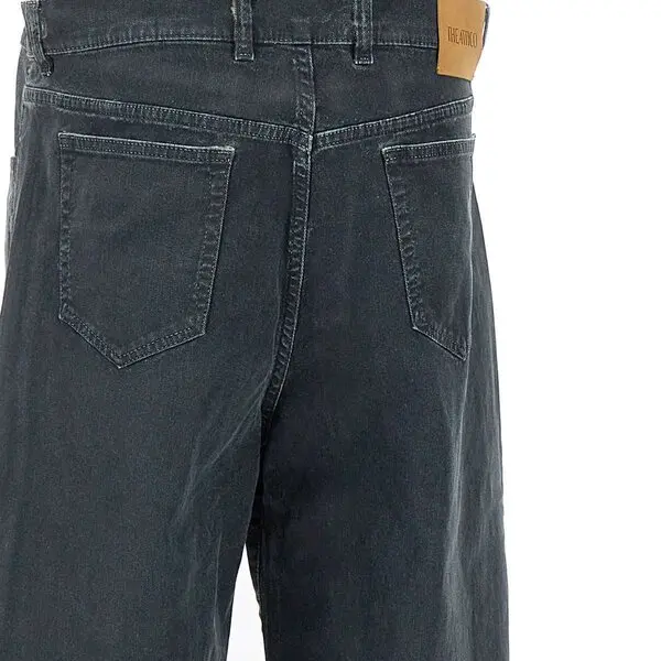 Attico Belted Jeans - Navy Blue