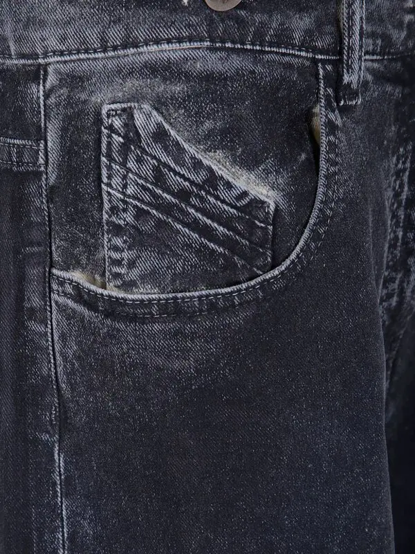 Attico Belted Jeans - Navy Blue