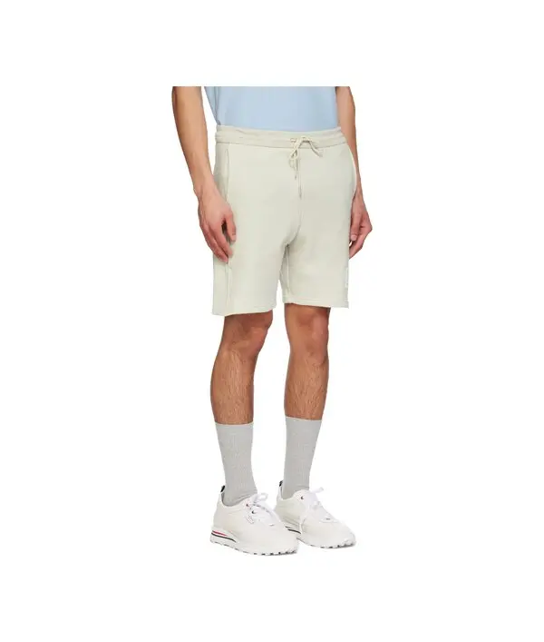 Thom Browne Mid-rise Track Shorts With Rib-knit Outseams - White