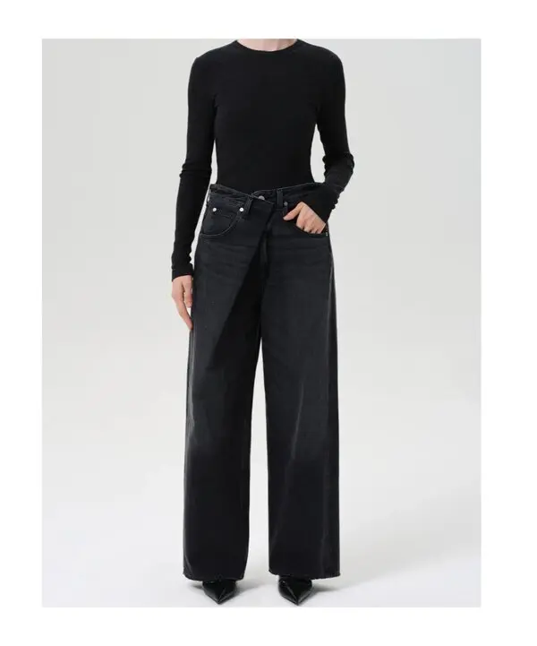 AGOLDE Vana High-rise Wide-leg Jeans