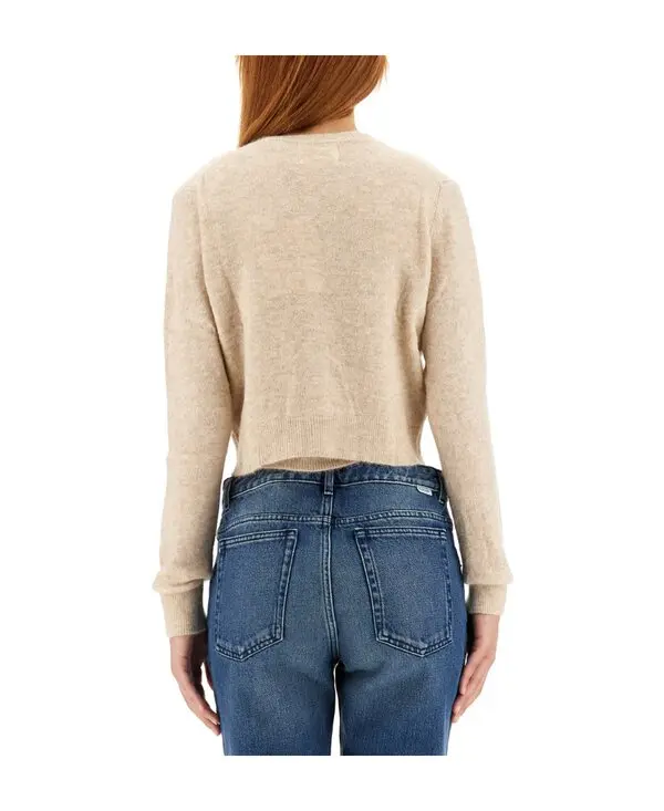 Isabel Marant Étoile Buttoned Cropped Cardigan - Nude