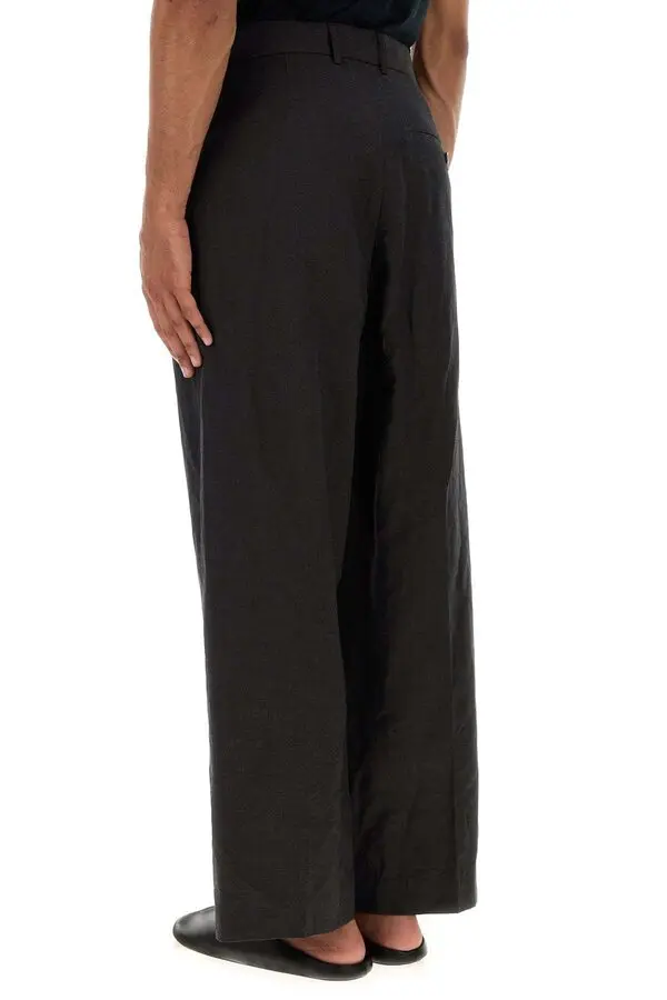 Balenciaga Bb Logo Wide-leg Trousers
