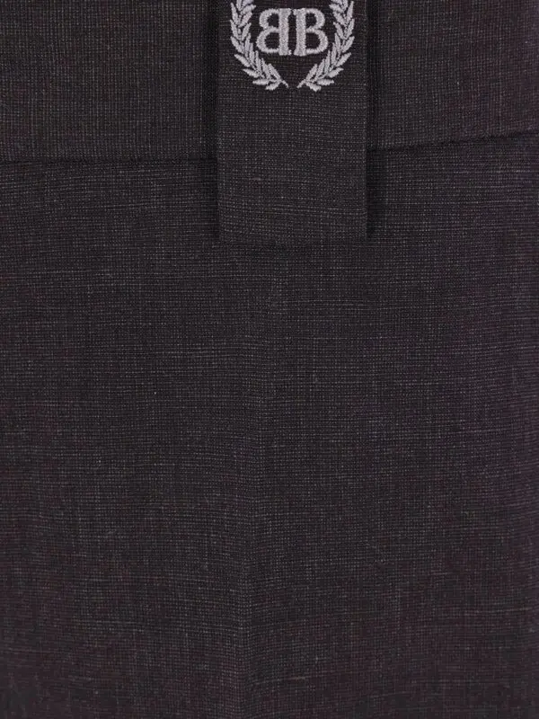 Balenciaga Bb Logo Wide-leg Trousers