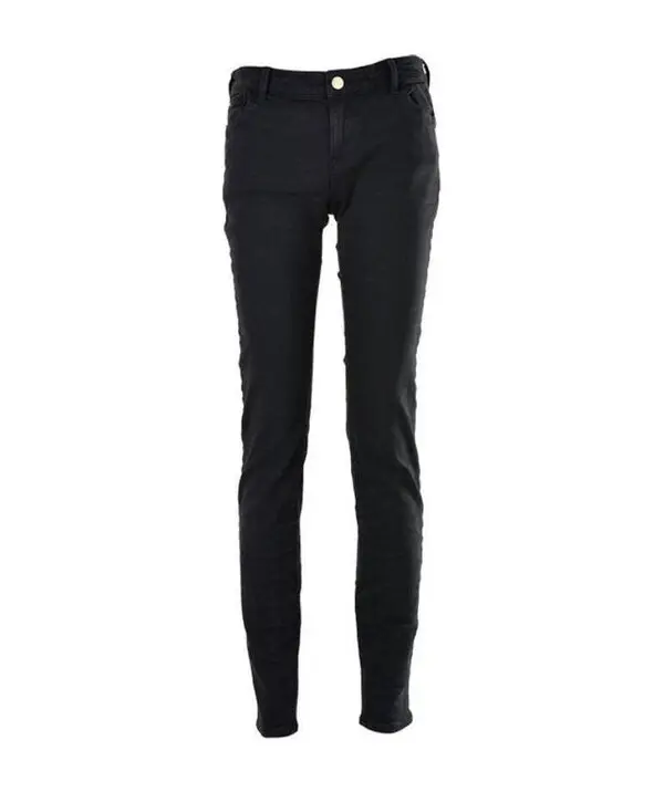 Emporio Armani Middle Waist Jeans With Front Buttons And Side Pockets