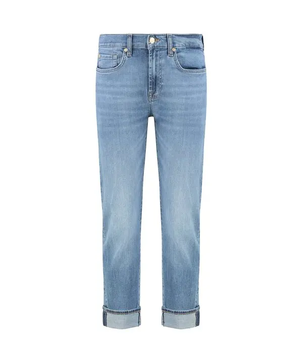 7 For All Mankind Slim Mid Rise Jeans - Blue