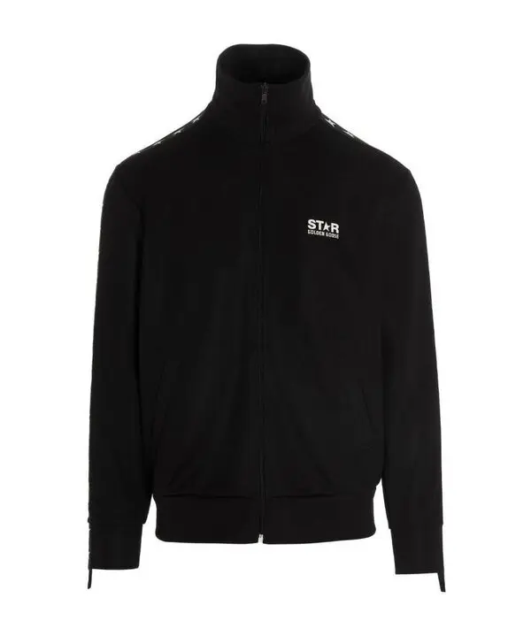 GOLDEN GOOSE Star Tape Zipped Jacket - Black