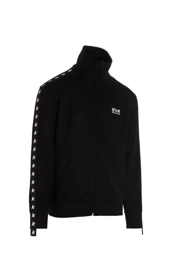 GOLDEN GOOSE Star Tape Zipped Jacket - Black