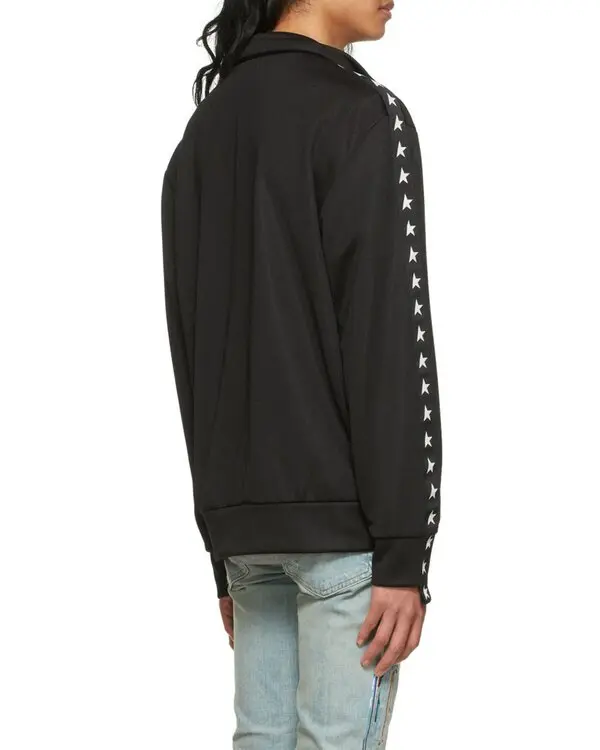 GOLDEN GOOSE Star Tape Zipped Jacket - Black