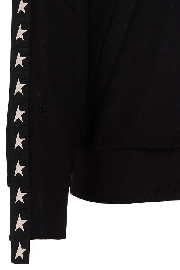GOLDEN GOOSE Star Tape Zipped Jacket - Black