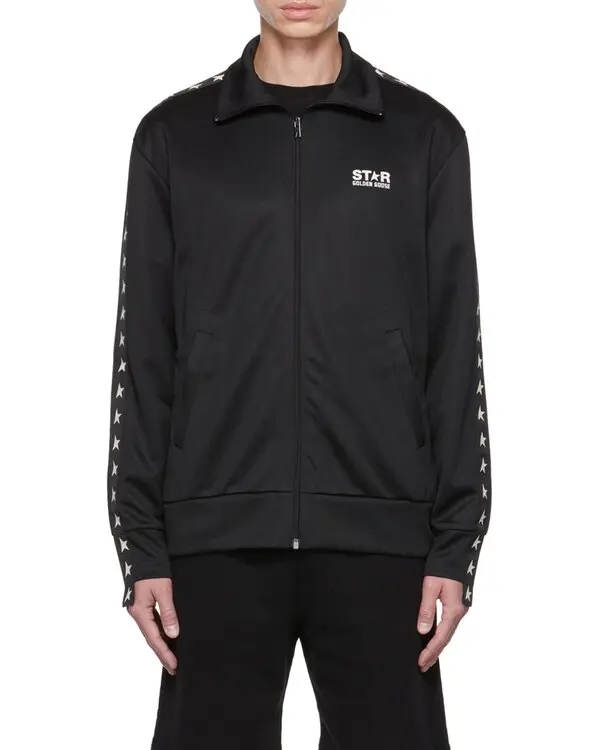 GOLDEN GOOSE Star Tape Zipped Jacket - Black