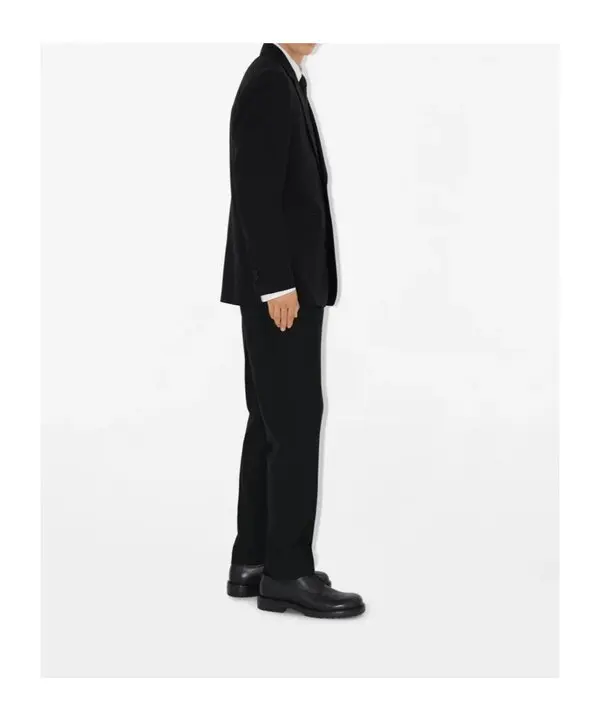 Burberry Tailored Wool Trousers - Black