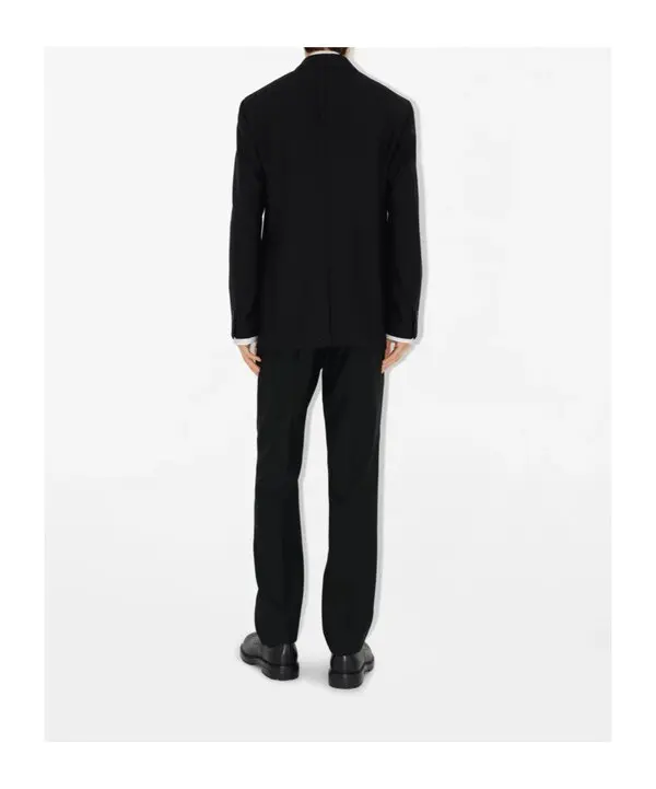 Burberry Tailored Wool Trousers - Black