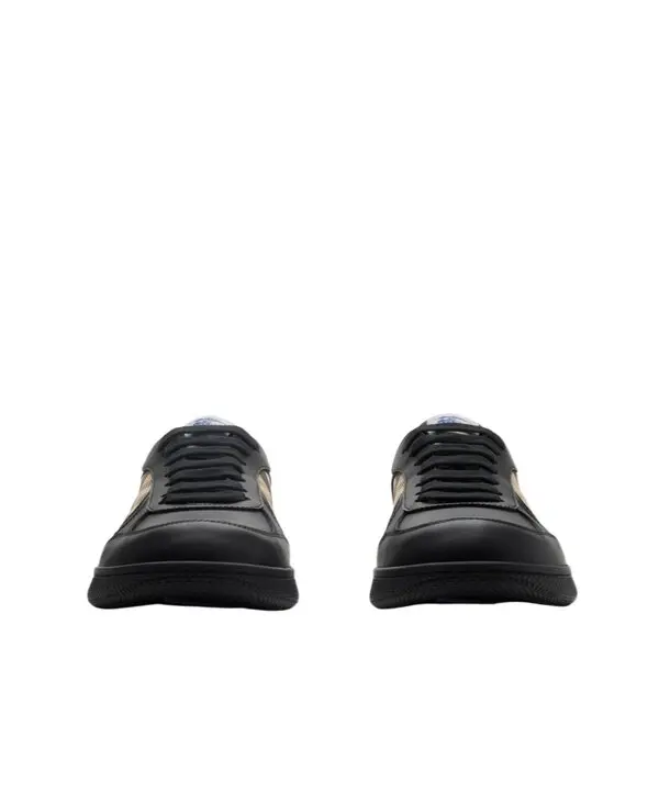 Burberry Terrace Lace-up Sneakers - Black/sand