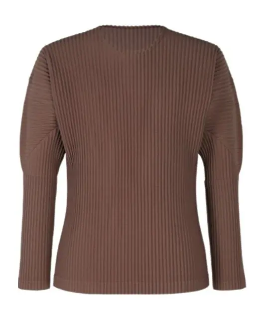 Issey Miyake Homme Plissé Long Sleeved Pleated Top