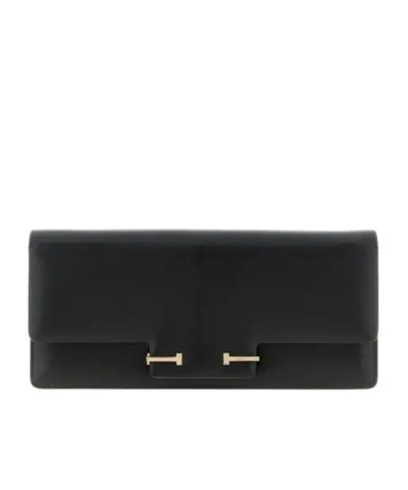 TOM FORD Logo Buckled Shoulder Bag - Black