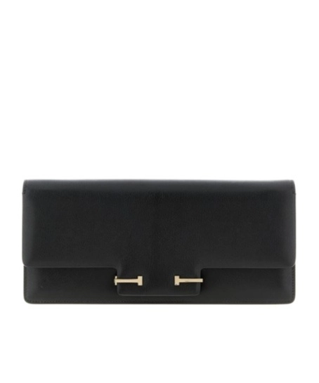 TOM FORD Logo Buckled Shoulder Bag - Black