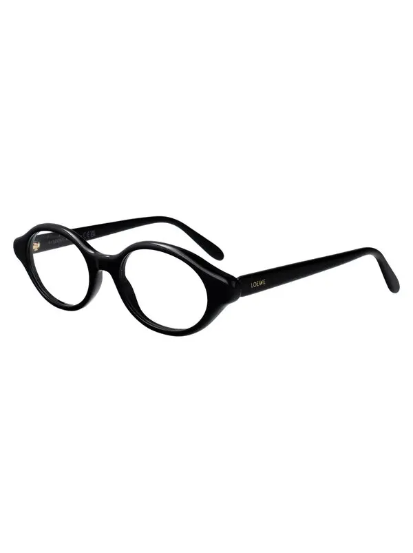Loewe Oval Frame Full Rim Eyeglasses - Black