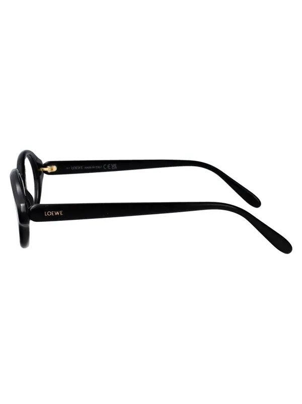 Loewe Oval Frame Full Rim Eyeglasses - Black