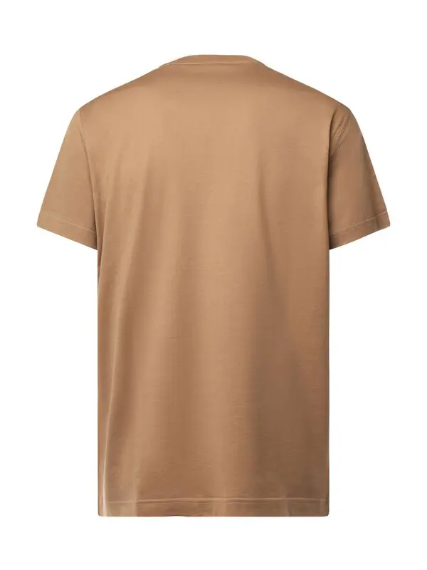 Dolce & Gabbana Dolce Gabbana Logo Tag Crewneck T-shirt - Brown