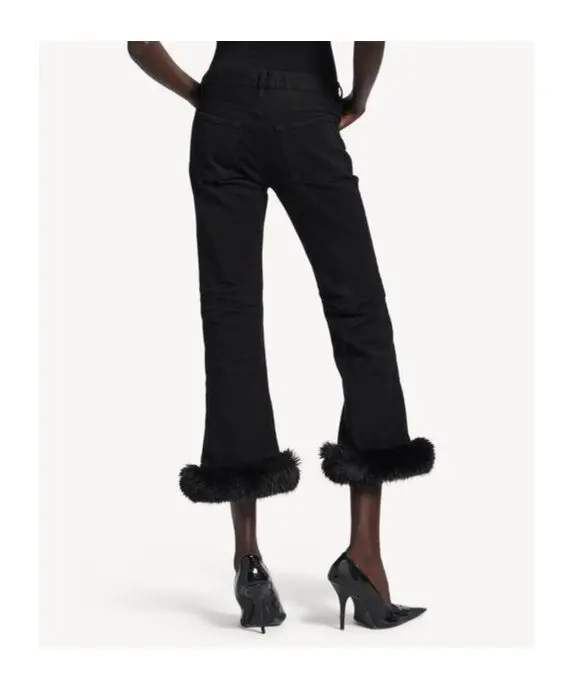 Balenciaga Flared Trim Detailed Pants