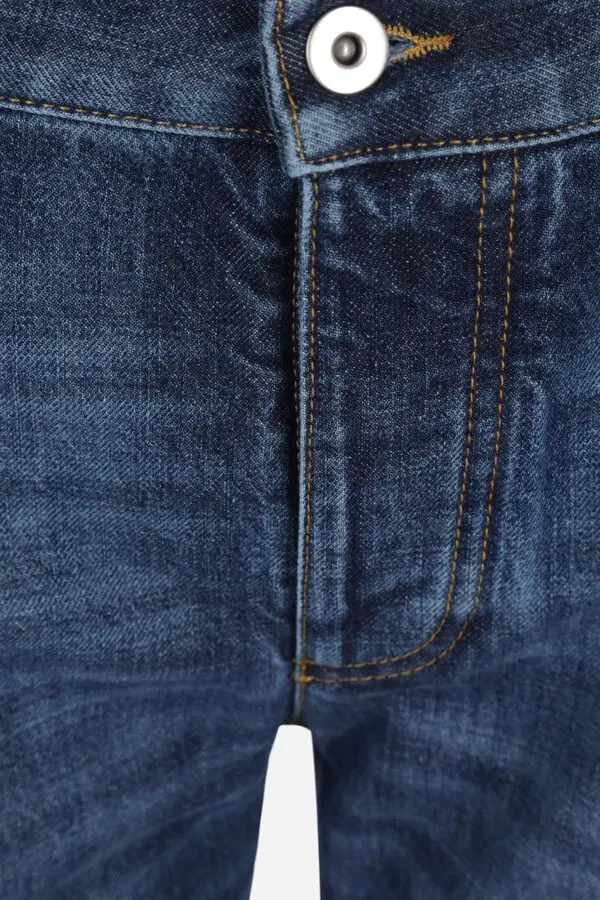 Bottega Veneta Regular Fit Cropped Jeans - Blue