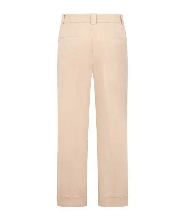 Peserico Cropped Straight-leg Pants - Nude