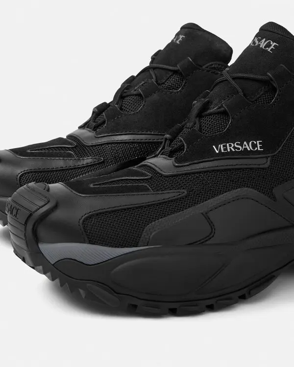 Versace Mercury M Vs 04 Lace-up Sneakers - Black