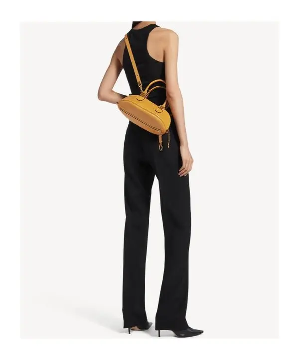 Balenciaga Bolero Mini Bowling Bag - Orange
