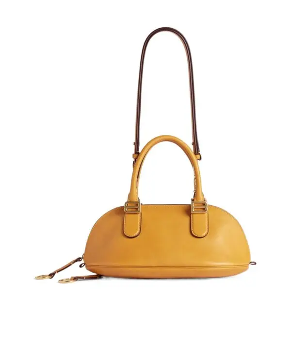 Balenciaga Bolero Mini Bowling Bag - Orange