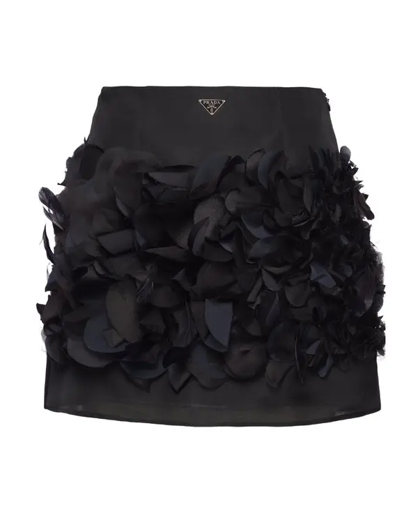 Prada Embellished Mini Skirt