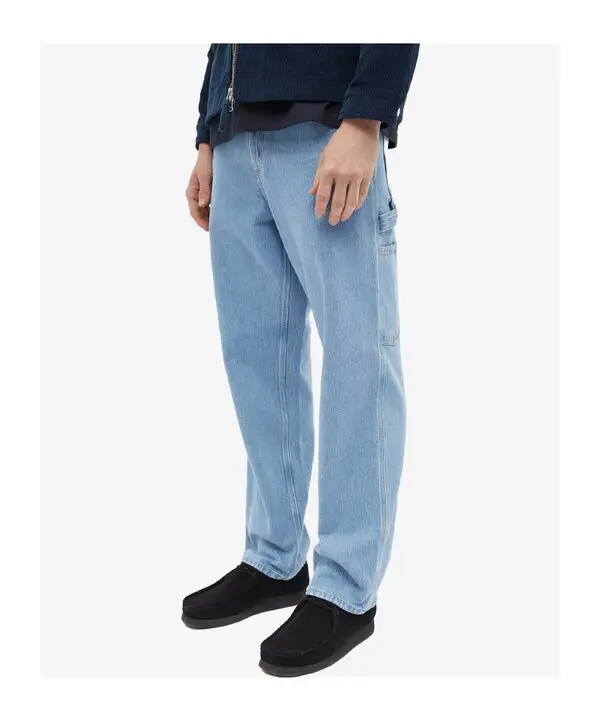 Carhartt Work In Progress Single Knee Straight-leg Jeans - Blue