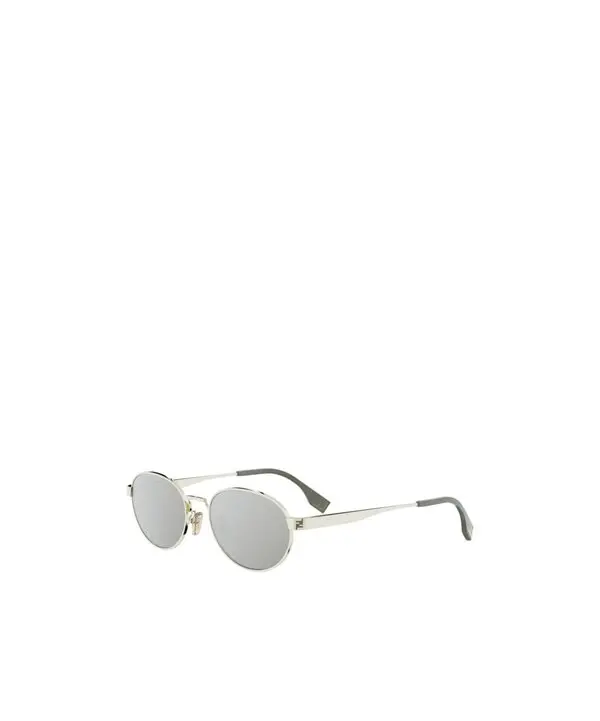 Fendi Oval Frame Sunglasses - Gray