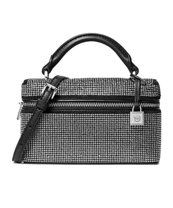 Michael Kors Jana Embellished Convertible Crossbody Bag - Black