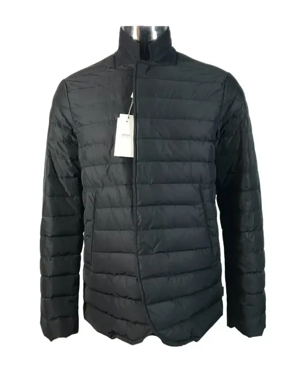 Emporio Armani Logo Down Jacket - Black
